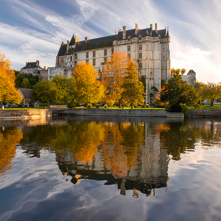 Le château de Châteaudun, premier des châteaux de la Loire Le château de Châteaudun, premier des châteaux de la Loire